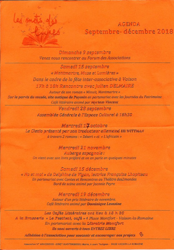 LES MOTS DES LIVRES EN ASSEMBLÉE GÉNÉRALE | La Gazette Locale LES MOTS DES LIVRES EN ASSEMBLÉE GÉNÉRALE | La Gazette Locale